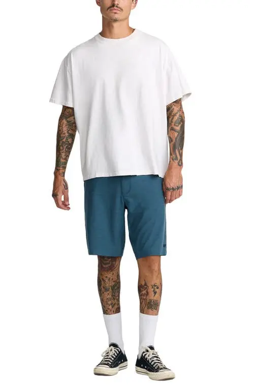 Rvca Course Chino Shorts - Denim Heather