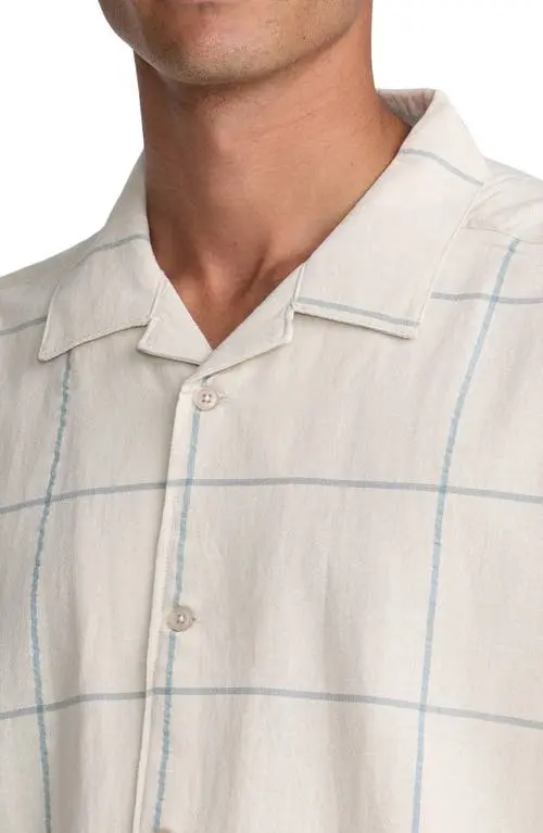 Rvca Vacancy Plaid Camp Shirt