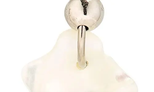 JUSTINE CLENQUET Alba Mismatched Seashell And Faux Pearl Dangle Earrings
