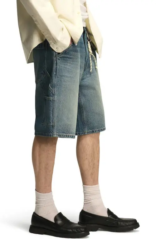 Lucky Brand Baggy Denim Utility Shorts