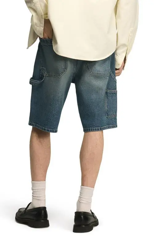 Lucky Brand Baggy Denim Utility Shorts