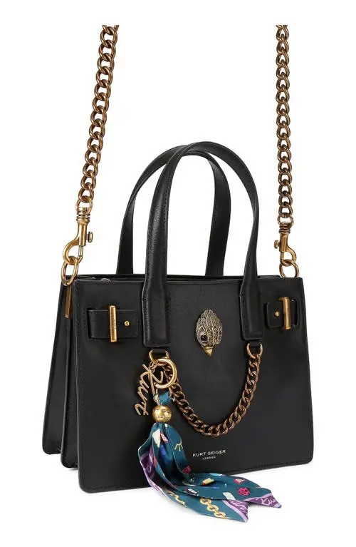 Kurt Geiger Small Sloane Leather Tote Bag