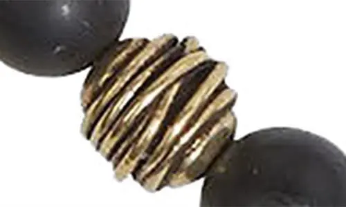 John Varvatos Wrap & Onyx Bead Slider Bracelet