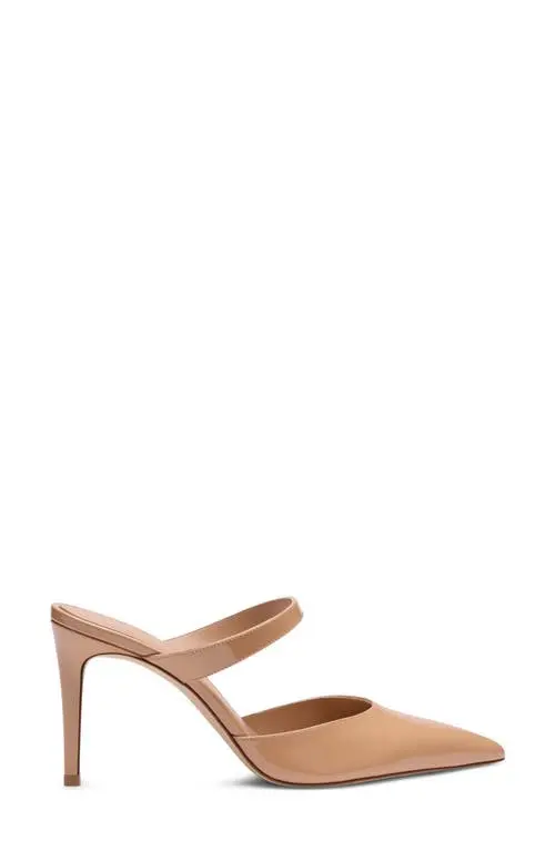 STUART WEITZMAN Power Mule 85 Stiletto Pumps - Adobe