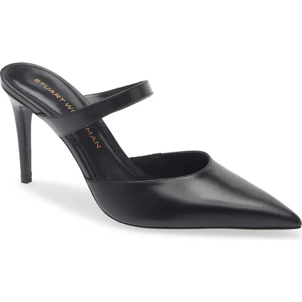 STUART WEITZMAN Power Mule 85 Stiletto Pumps - Black