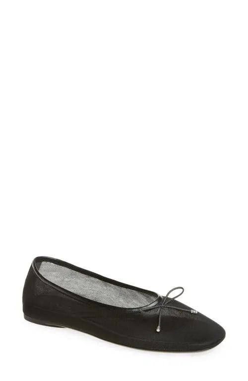 Rag & Bone Poppi Ballet Flat - Black Mesh