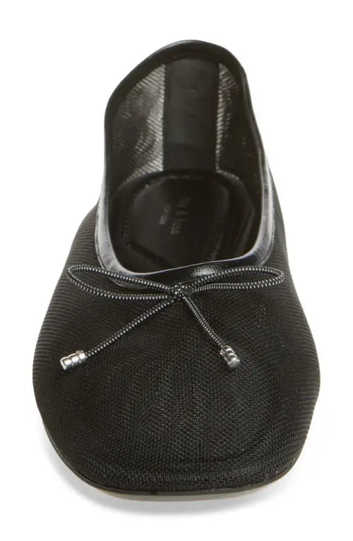 Rag & Bone Poppi Ballet Flat - Black Mesh
