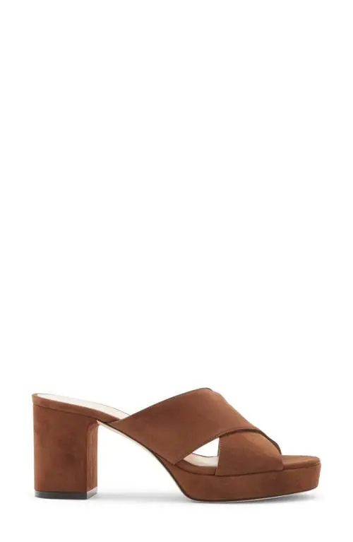 STUART WEITZMAN Dayna Platform Sandal - Cigar