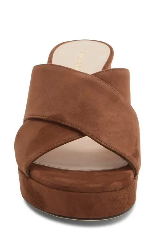 STUART WEITZMAN Dayna Platform Sandal - Cigar