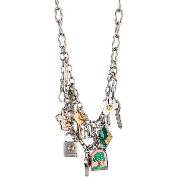 Marc Jacobs Pop Americana Charm Necklace - Silver/multi