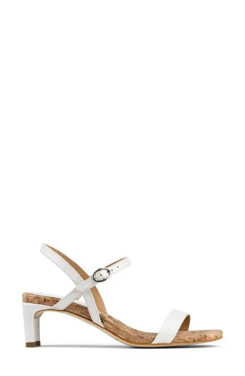 DONALD PLINER Brazi Ankle Strap Sandal - Porcelain