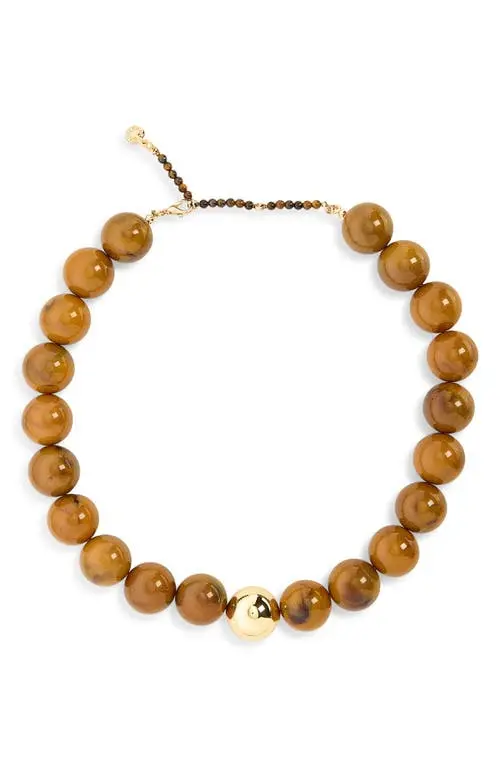 Baublebar Jane Beaded Necklace - Brown
