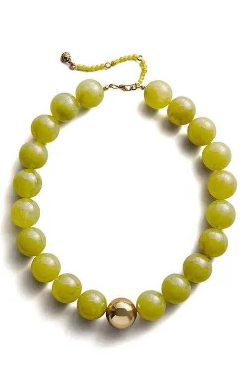 Baublebar Jane Beaded Necklace - Light Green