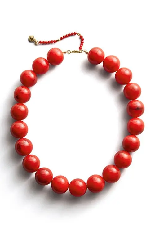Baublebar Jane Beaded Necklace - Red