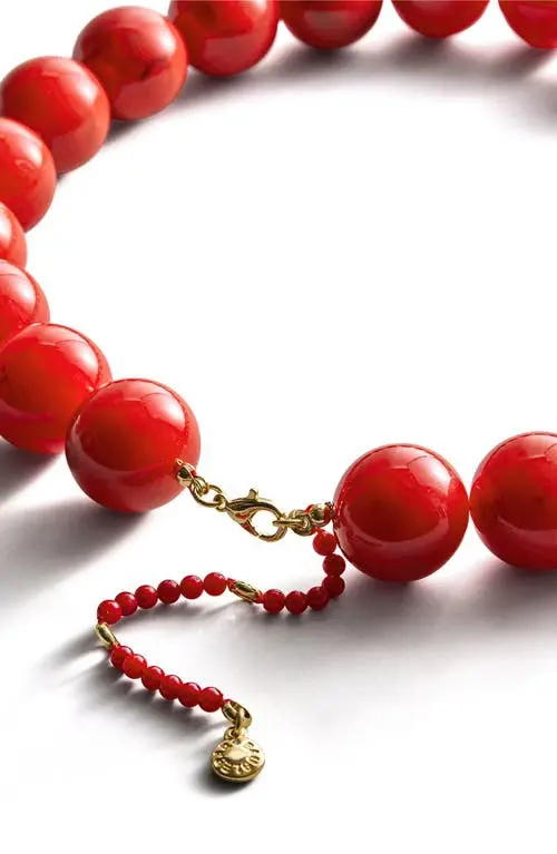 Baublebar Jane Beaded Necklace - Red