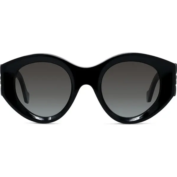 Loewe Anagram Round Frame Sunglasses - Sengld
