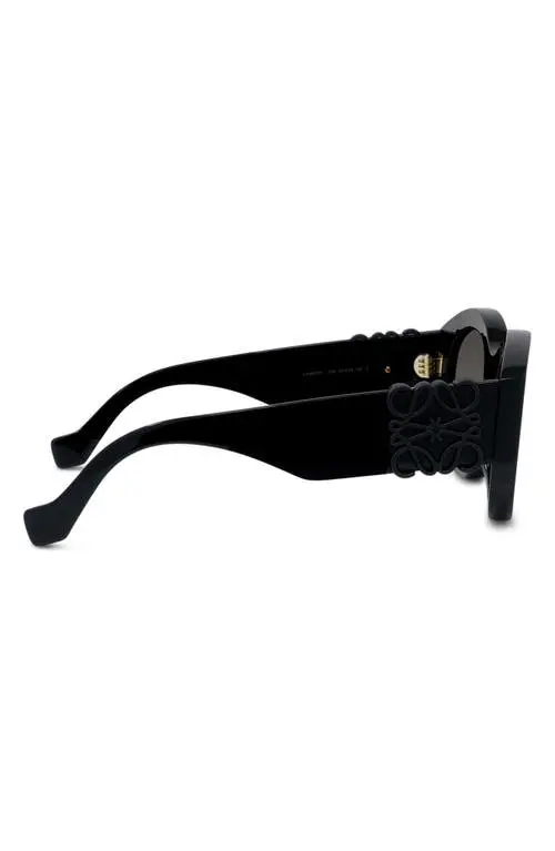 Loewe Anagram Round Frame Sunglasses - Sengld