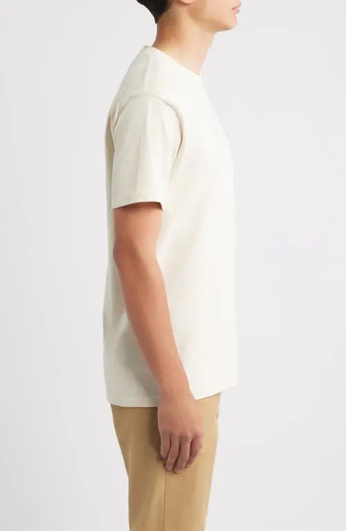 Brixton Barquero Cotton Graphic T-shirt - Cream