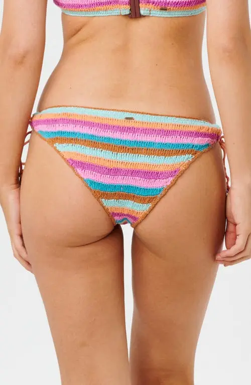 Rip Curl Crochet Bikini Bottoms With Side Ties