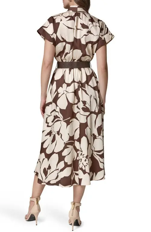 Donna Karan New York Belted Midi Dress