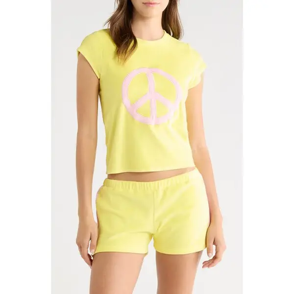 BELLA VENICE Track Shorts - Yellow