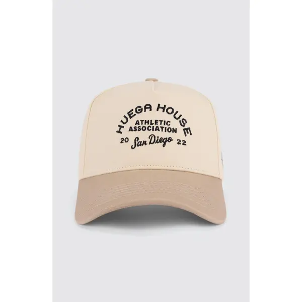 HUEGA HOUSE Athletic Association Hat - Khaki & Natural