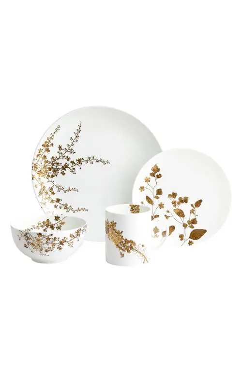 Vera Wang Jardin 4-piece Bone China Dinnerware Set - Multi