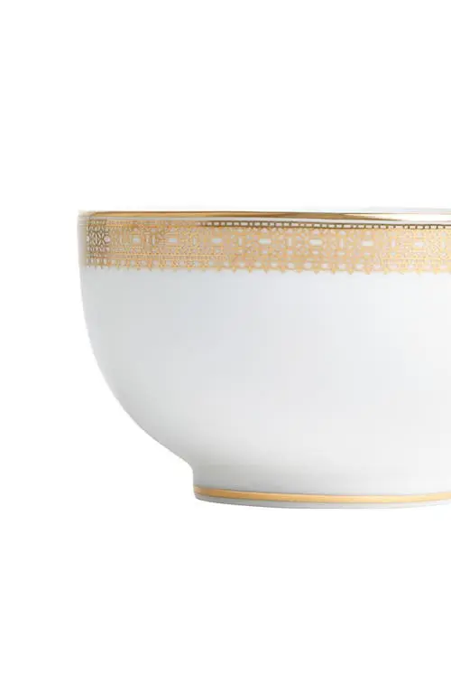 Vera Wang Lace Bone China Rice Bowl - Gold