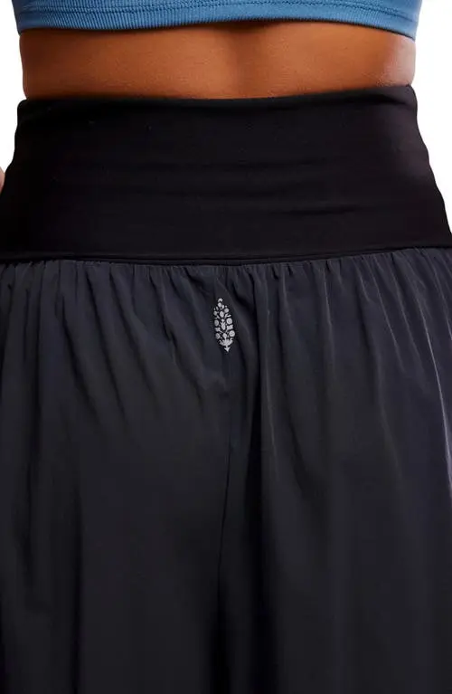 Free People Way Back Convertible Crop Pants - Black