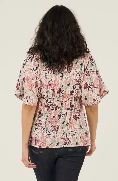 CACHE COEUR Bella Butterfly Sleeve Maternity & Nursing Blouse