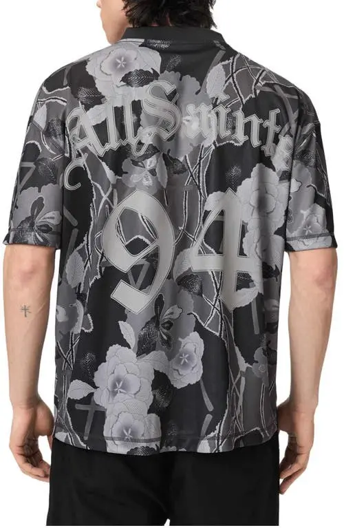 ALLSAINTS 94 Printed V-neck Jersey