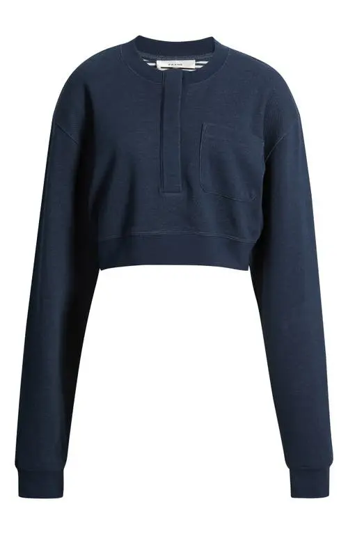 FRAME The Stripe Cuffed Sweatshirt