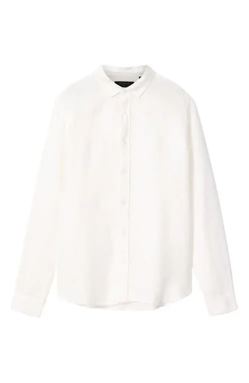 ALLSAINTS Loom Linen Button-up Shirt