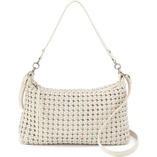Hobo Woven Leather Shoulder Bag