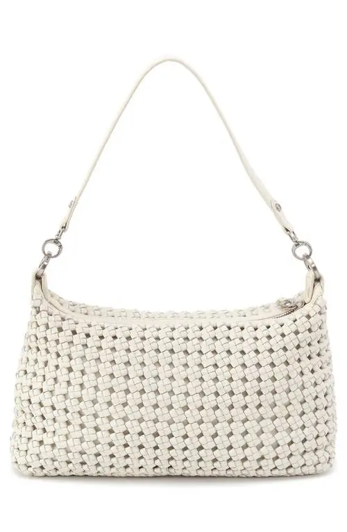 Hobo Woven Leather Shoulder Bag