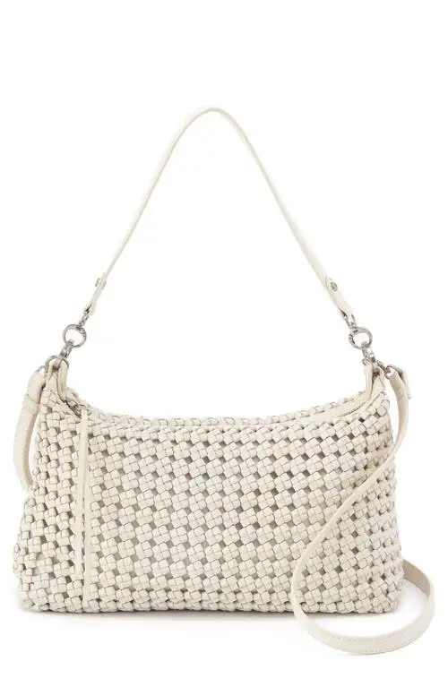 Hobo Woven Leather Shoulder Bag