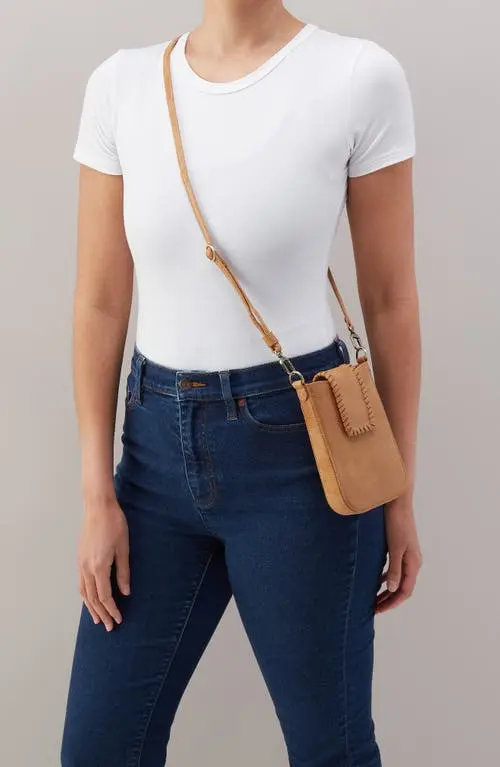 Hobo Expedition Leather Phone Crossbody Bag