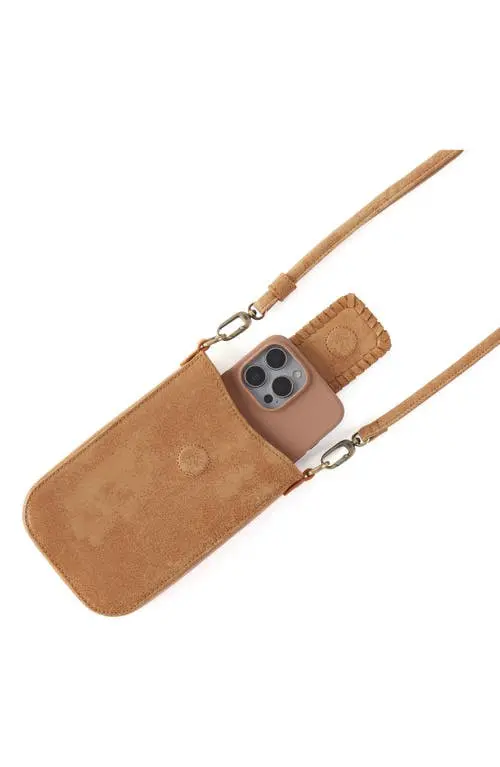 Hobo Expedition Leather Phone Crossbody Bag