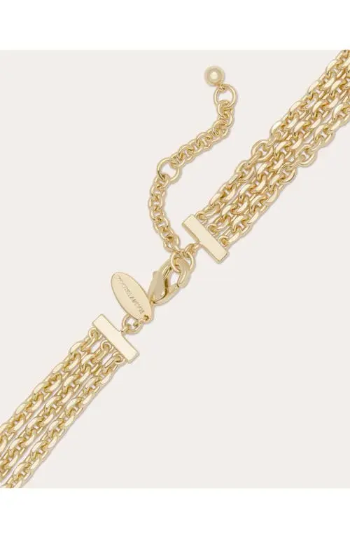 Ramy Brook Love Charm Multichain Pendant Necklace