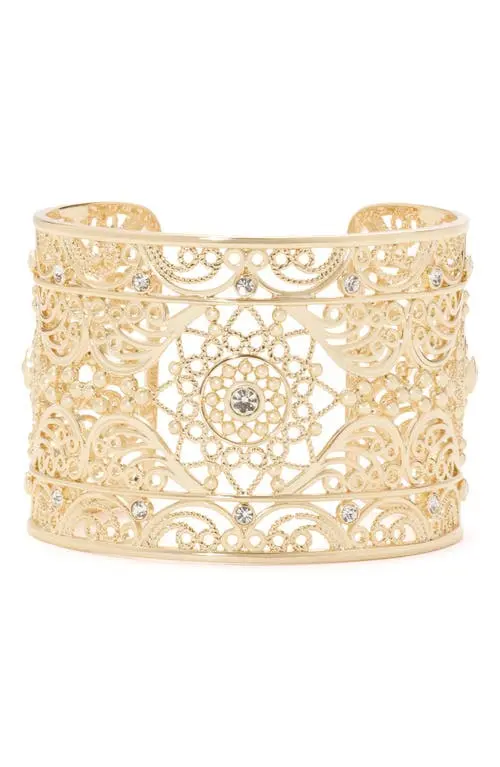 Ramy Brook Laya Medallion Cuff Bracelet - Gold