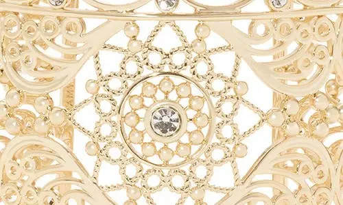 Ramy Brook Laya Medallion Cuff Bracelet