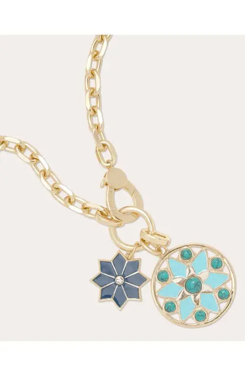 Ramy Brook Enamel Charms Pendant Necklace