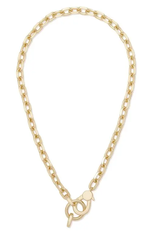 Ramy Brook Carina Chain Necklace With Lobster Clasp Closure - Gold