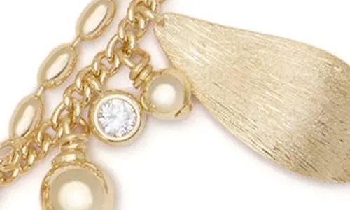 Ramy Brook Anya Hand Chain With Cubic Zirconia