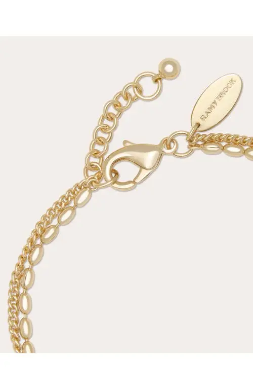 Ramy Brook Anya Hand Chain With Cubic Zirconia