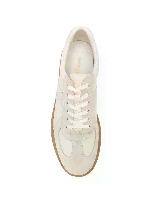SERGIO MORETTI FIRENZE Panelled Leather Sneakers