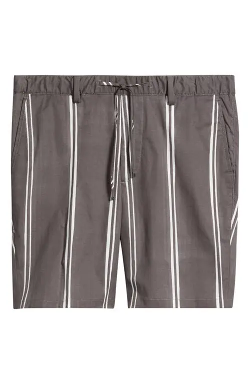 BOSS Kane Striped Stretch Cotton Shorts