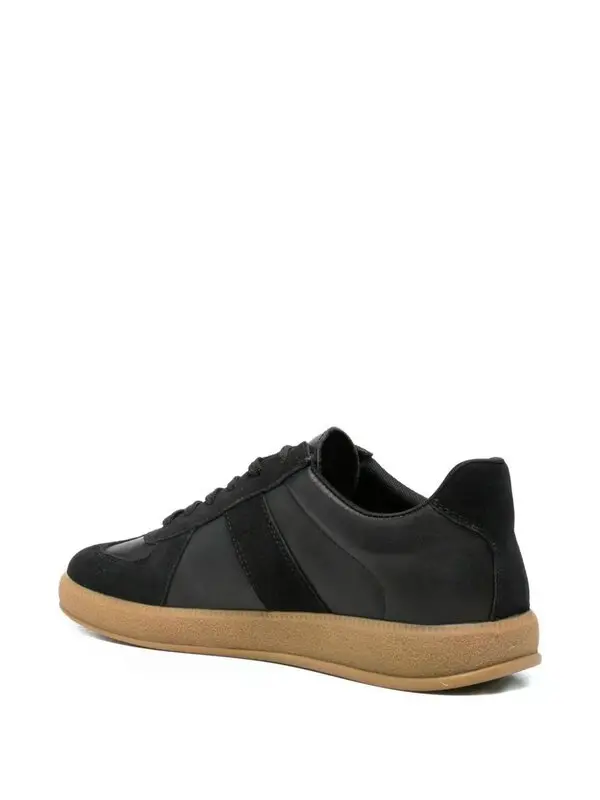 SERGIO MORETTI FIRENZE Panelled Leather Sneakers
