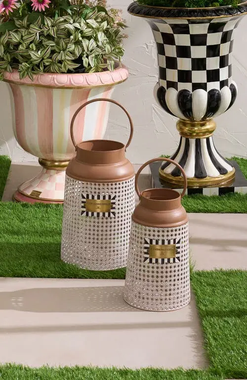 MACKENZIE-CHILDS Cane Small Lantern