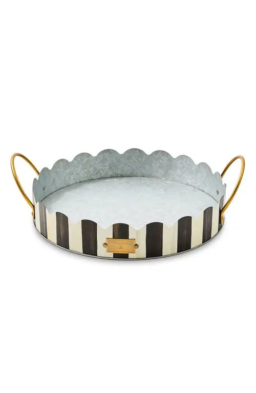 MACKENZIE-CHILDS Courtly Stripe Set Of 2 Serving Trays